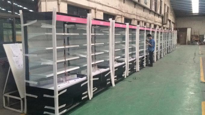 Remote Multideck Open Air Refrigerated Display Cases For Fruits And ...