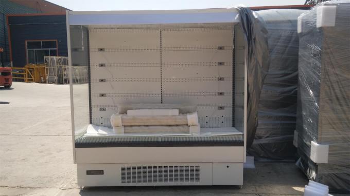 R404a Open Air Display Cooler Merchandisers / Grab And Go Refrigerator