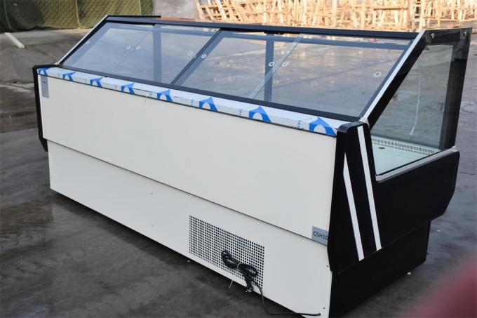 Plug In Supermarket Self Service Display Fridges With Front Lift Up ...