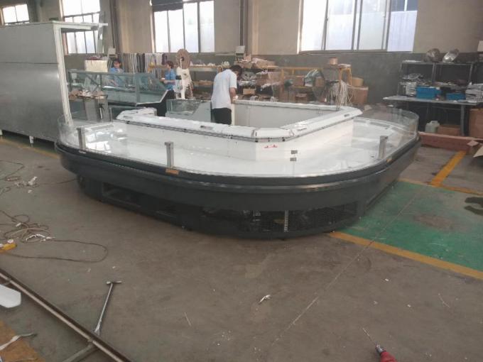 Refrigerated Self Service Fresh Meat Display Chiller With Ventilated ...