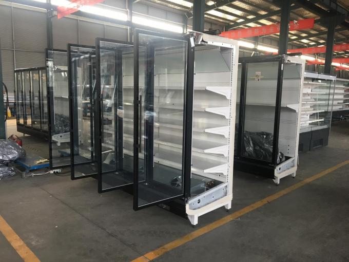 Supermarket Multideck Glass Door Display Fridge LED Lighting For Drinks