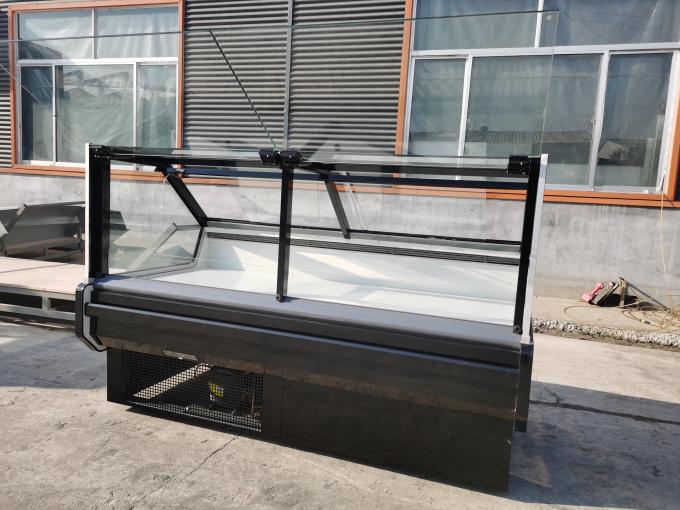 Right Angle Deli Display Refrigerator For Meat Showcase