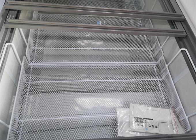 860L Manual Defrost Commercial Display Chest Freezer R290 Refrigerant