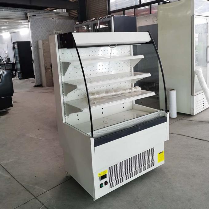 2.3Ft Plug In Open Case Chiller 1500mm Height Auto Defrost