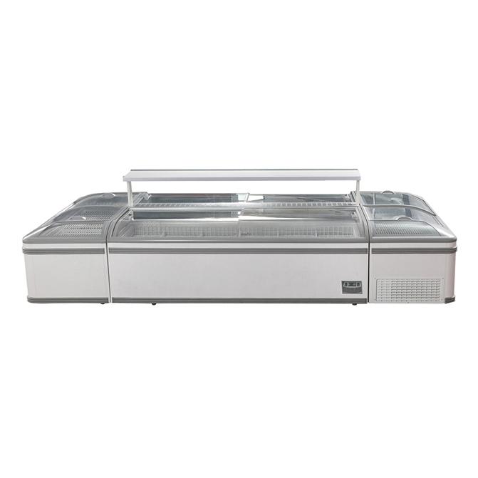 Auto Defrost Horizontal Display Freezer With Sliding Doors