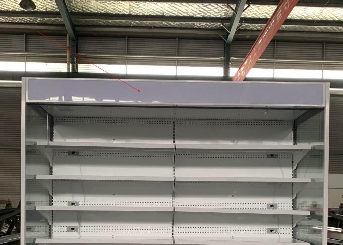 R290 Open Chiller Cabinet With Top CANOPY Height 2000mm Series Plug In Type