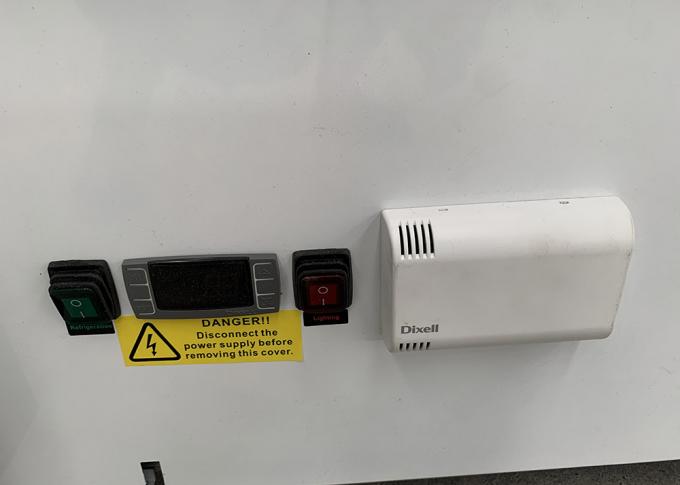 R290 Static Cooling Serve Over Counter Fridge With Lift Up Straight ...