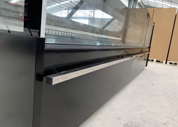 R290 Static Cooling Serve Over Counter Fridge With Lift Up Straight ...