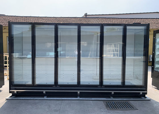 Glass 5 Doors Multideck Freezers And Chillers With EC Fan Motor