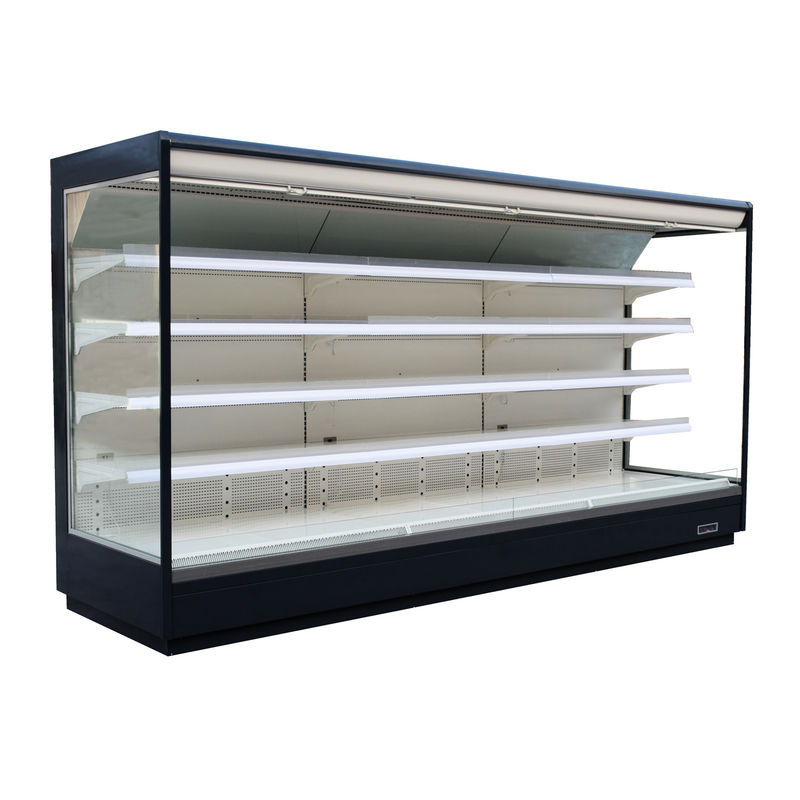Supermarket Open Display Fridge for Dairy and Drinks with LED Lighting
