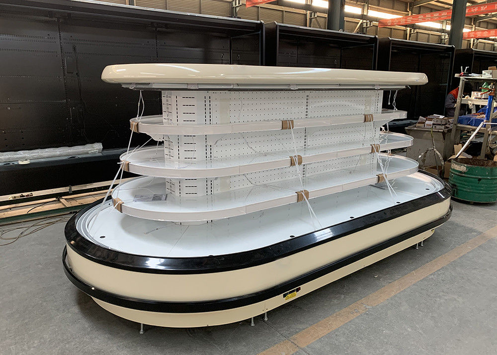 Semi-Multideck Island Ring Chiller Round Style Remote Type