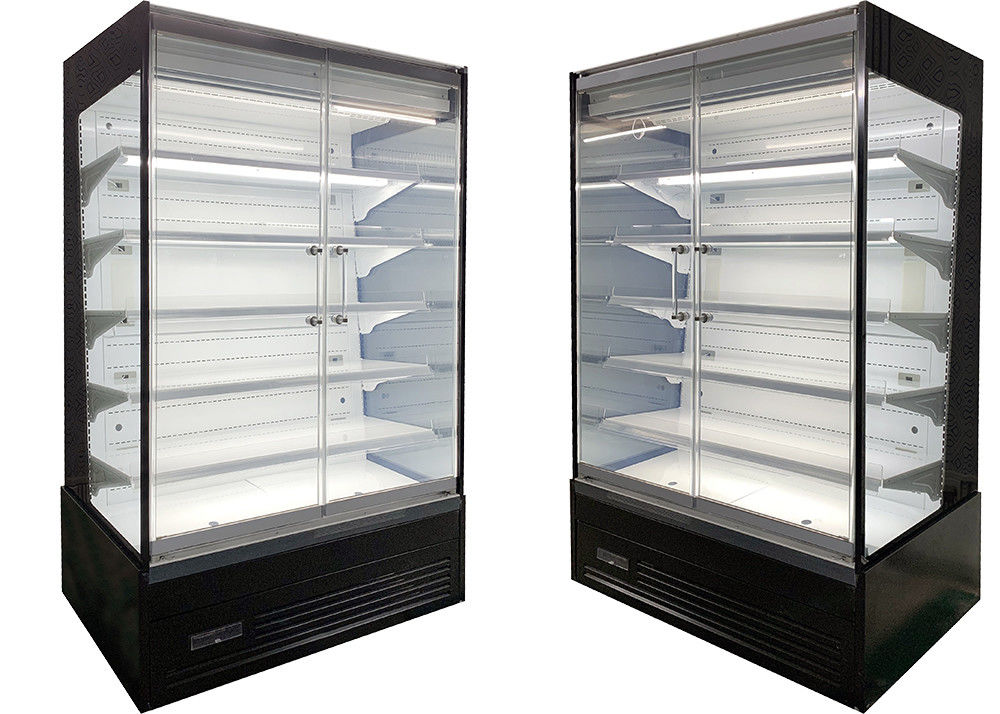 Wall-Site Multideck Chiller Open Display Fridge For Dairy Fresh And Pre ...