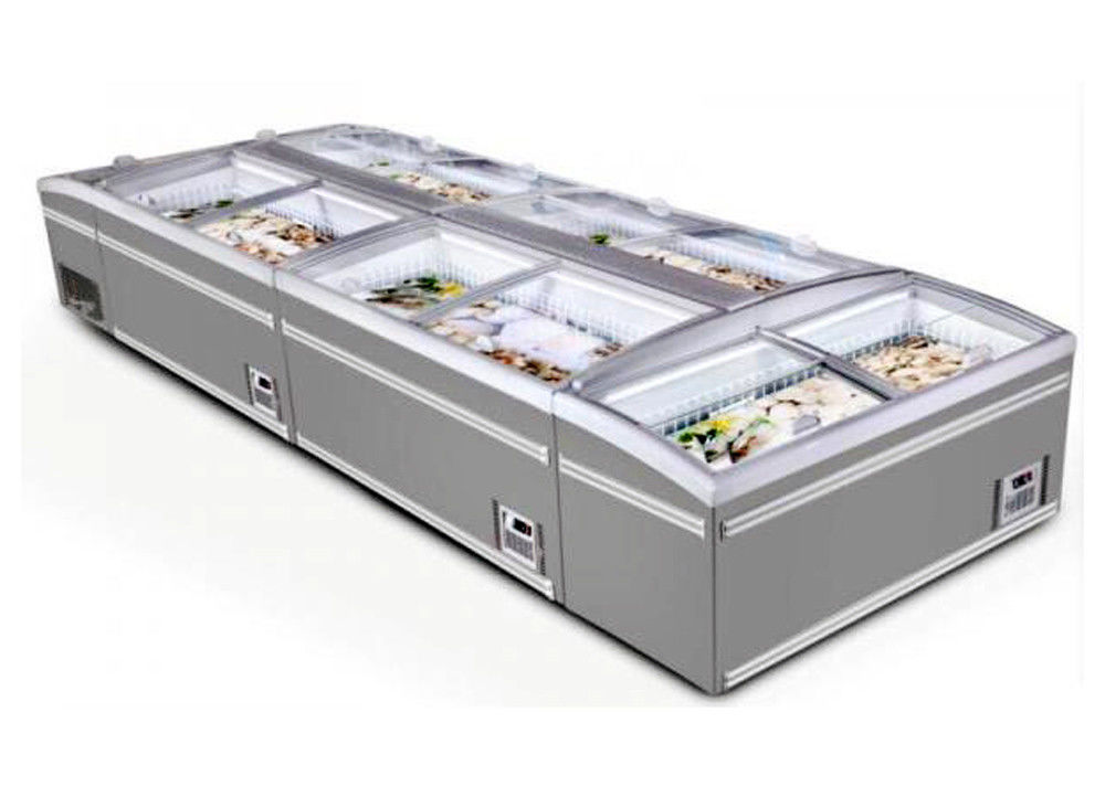 Ice Cream Freezer Sliding Glass