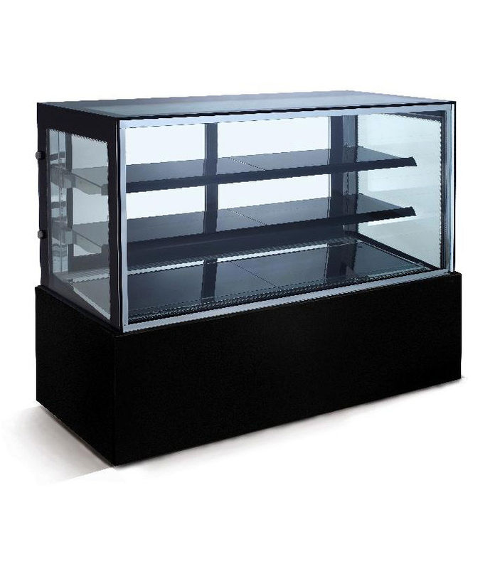 Marble Base Refrigerated Bakery Display Case With LED Lights For Pastry ...