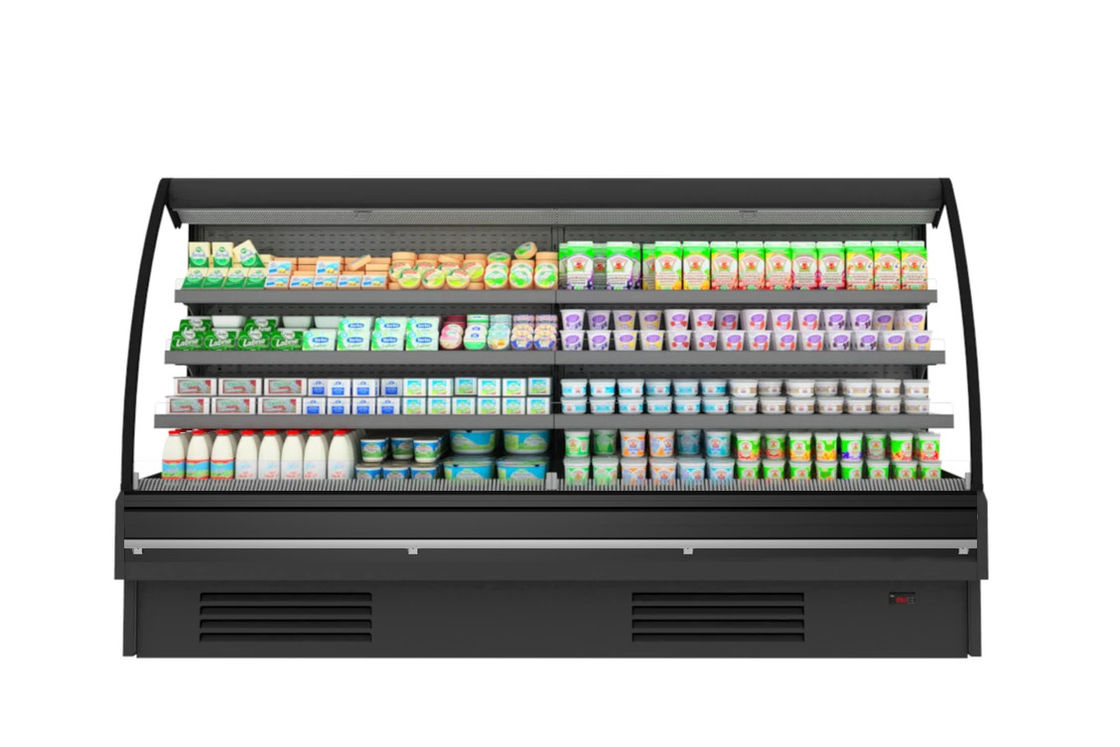 Multideck Adjustable Display Freezer For Keeping Fruits Vegetables And ...
