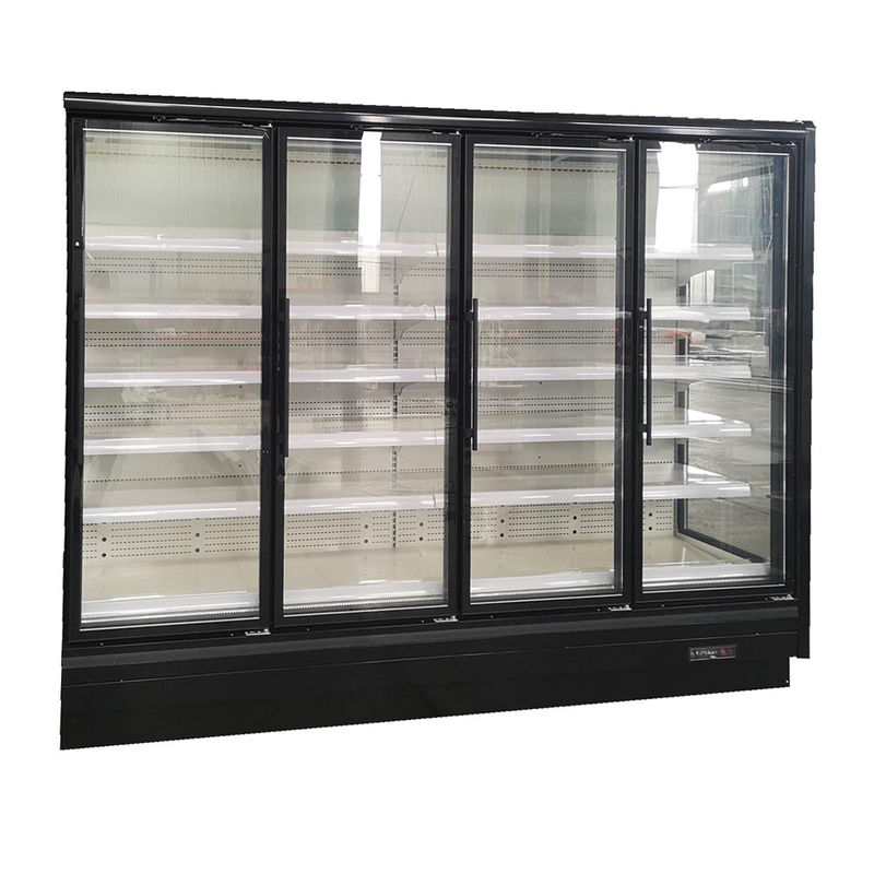Display Fridge For Cold Drinks With Backwall Top Mirror And Vertical ...