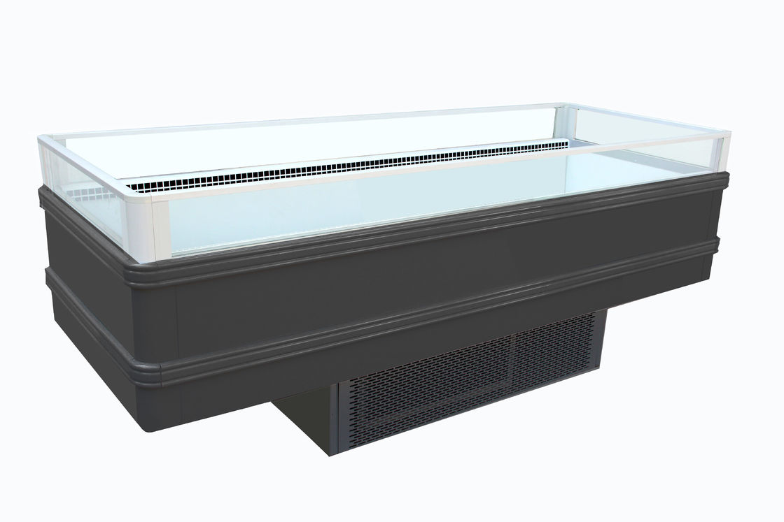 Dual Temperature Ventilated Island Chiller For Chilled Frozen Products