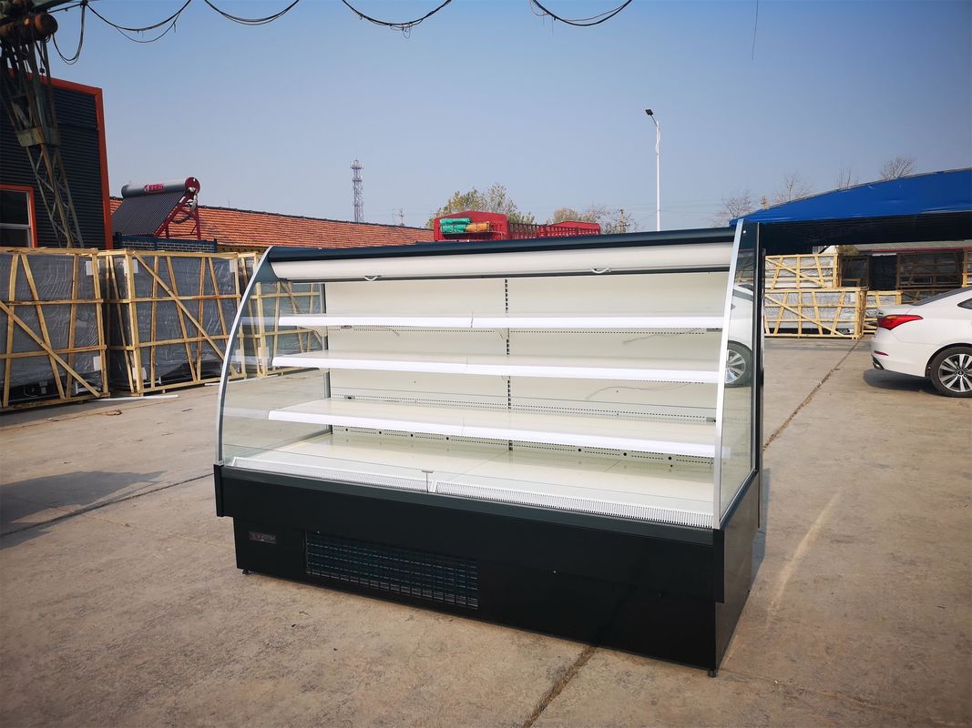 Multideck Open Display Cooler For Dairy Products Plug In