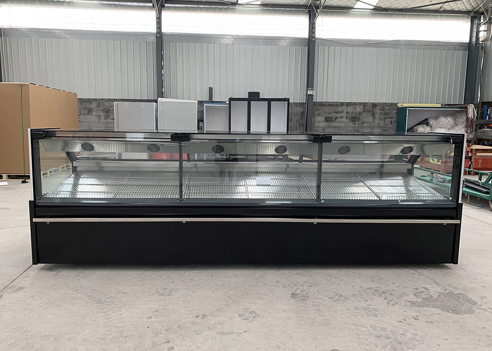 R290 Static Cooling Serve Over Counter Fridge With Lift Up Straight ...