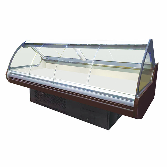 Supermarket Deli Display Fridge Showcase With Front Sliding Glass Door