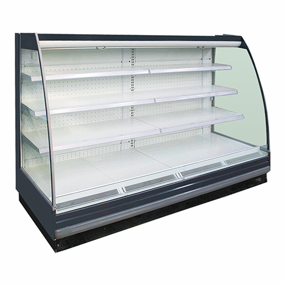 Supermarket Multi Deck Open Display Fridge Dairy Display With Auto ...