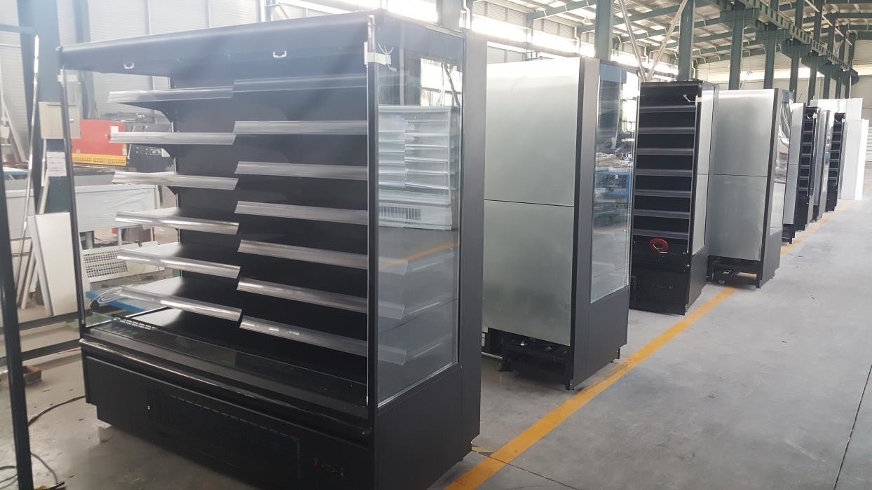 China open display fridge companies Upright Beverage Open Air ...