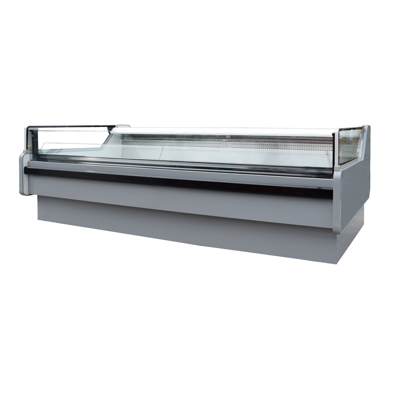 Refrigerated Self Service Fresh Meat Display Chiller With Ventilated ...