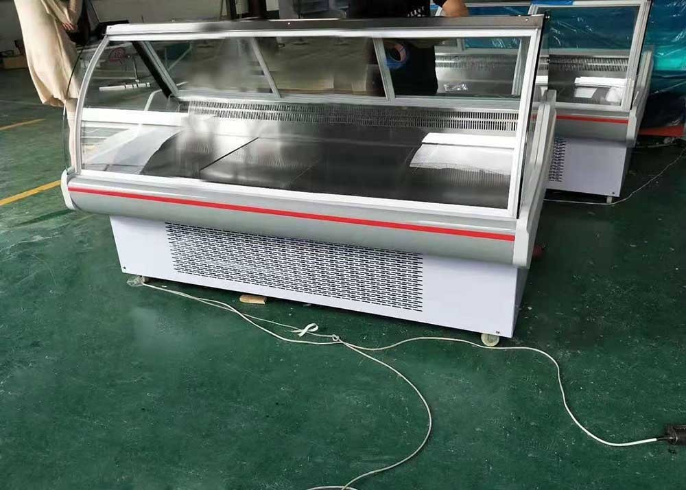 Direct Cooling Serve Over Counter Fridge For Delicatessen Showcase