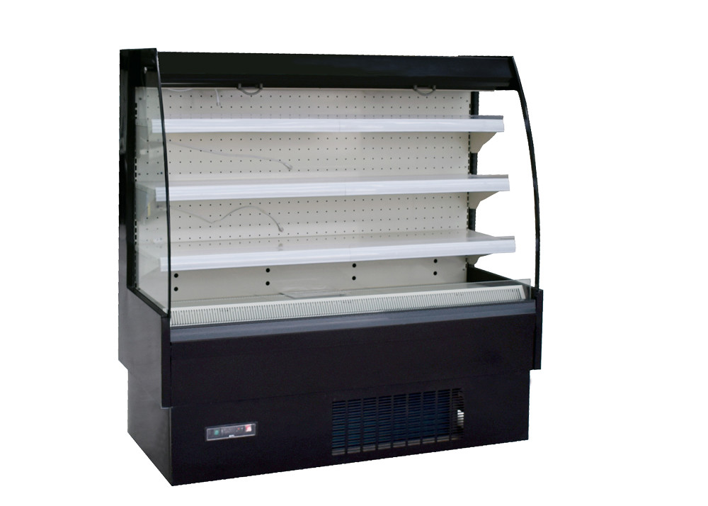 Adjustable Shelves Multideck Open Chiller For Supermarket Frozen Food