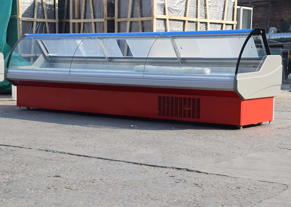 Built In Curved Front Glass Prestige Deli Display Fridge 2500mm