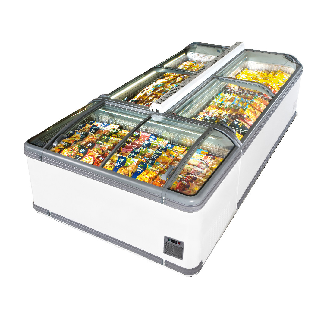 Commercial Static Cooling Chest Freezer For Supermarket Frozen Foods ...