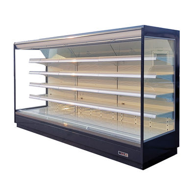 Supermarket Refrigerated Display Cabinets With Air Curtains