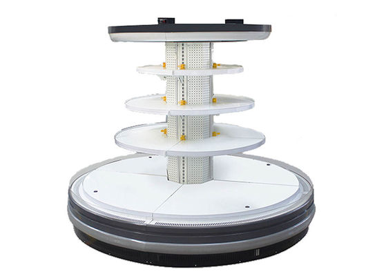 R448a Semi Multideck Island Open Chiller Round Style Remote