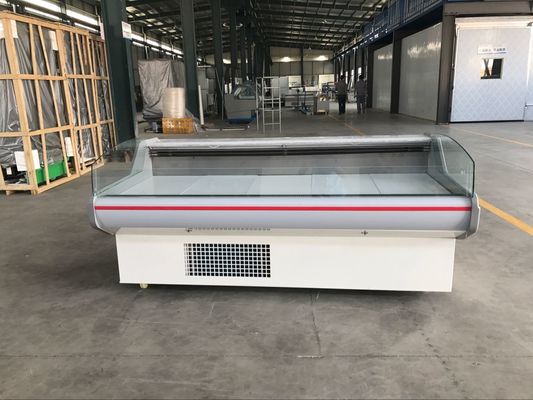 Open Top Fresh Meat Showcase Refrigerator, Refrigerated Display Case ...