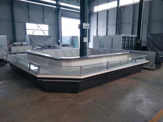 Refrigerated Deli Display Fridge , Delicate Design Self Service Display ...