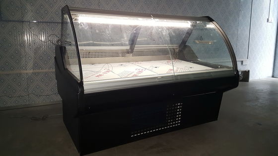 Meat Serve Over Counter Display Fridge With Fan Cooling System And LED ...