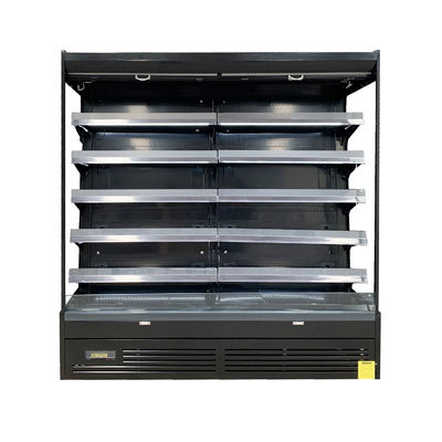 Open Front Display Fridge Enhanced By Dual Air Curtain Design