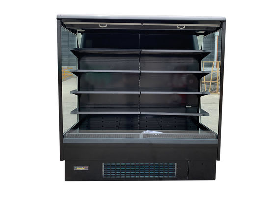 Self Contained Open Face Vertical Multi-deck Display Fridge with basket